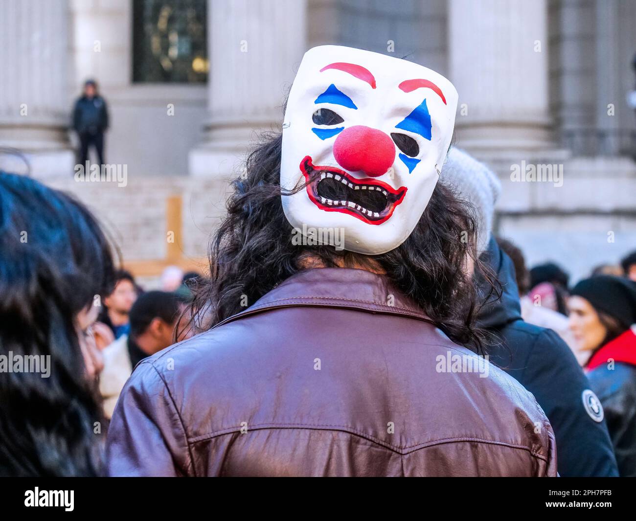 New York, New York, USA. 26th Mar, 2023. Joker 2 was filming in lower ...
