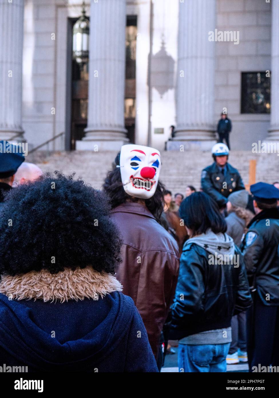 New York, New York, USA. 26th Mar, 2023. Joker 2 was filming in lower ...