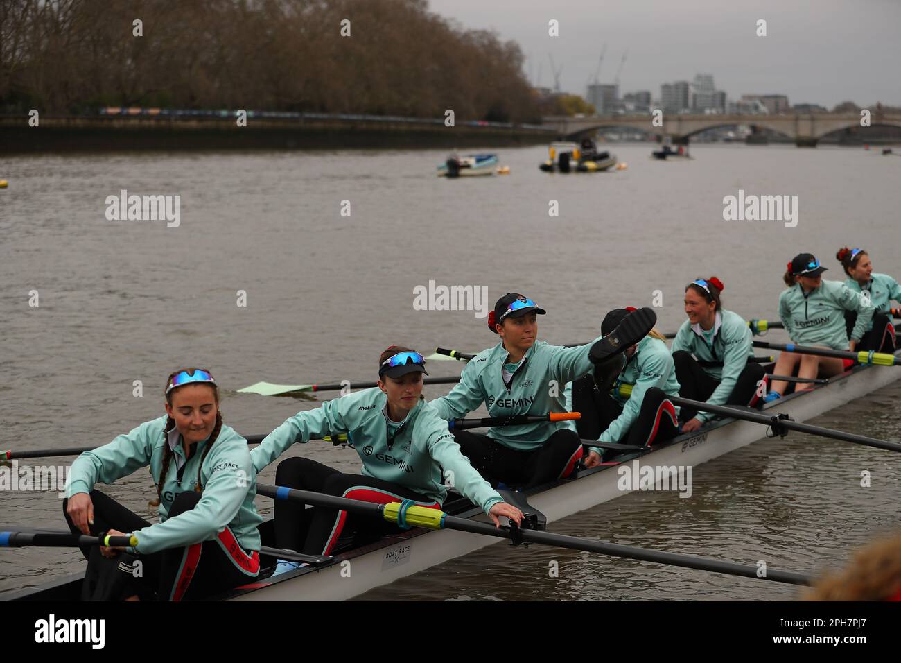 River Thames, London, UK. 26th Mar, 2023. University Boat Races, Oxford ...