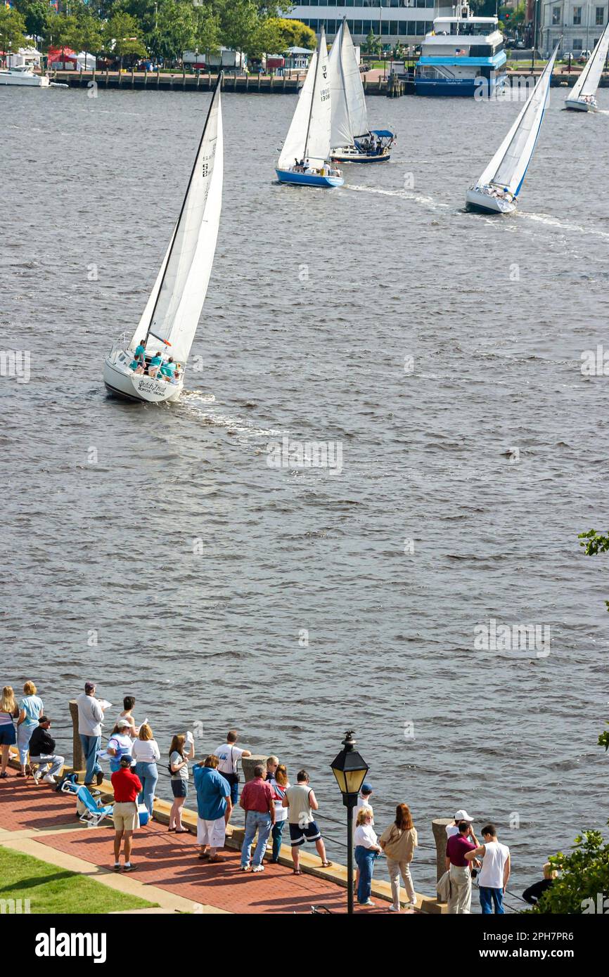 Virginia Portsmouth Elizabeth River water,Cock Island Sailboat Race ...