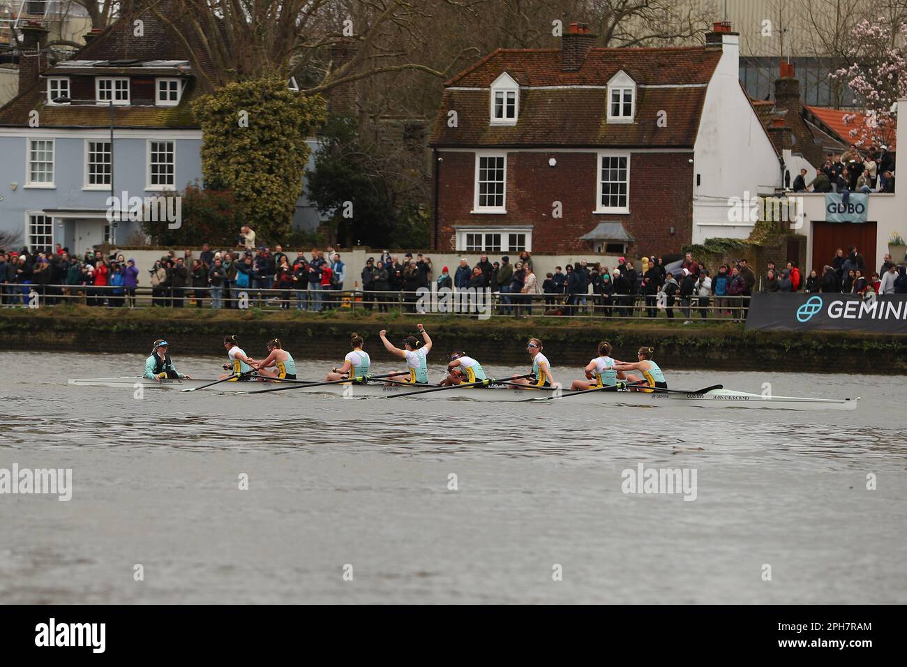 River Thames, London, UK. 26th Mar, 2023. University Boat Races, Oxford ...