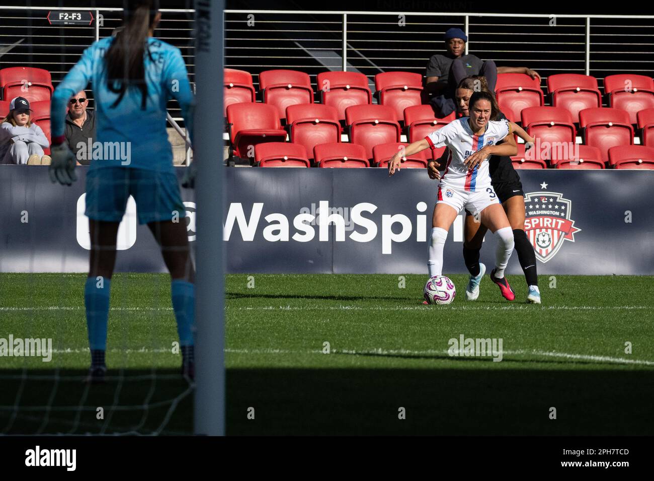 Washington, USA. 26th Mar, 2023. Spirit forward Trinity Rodman ...