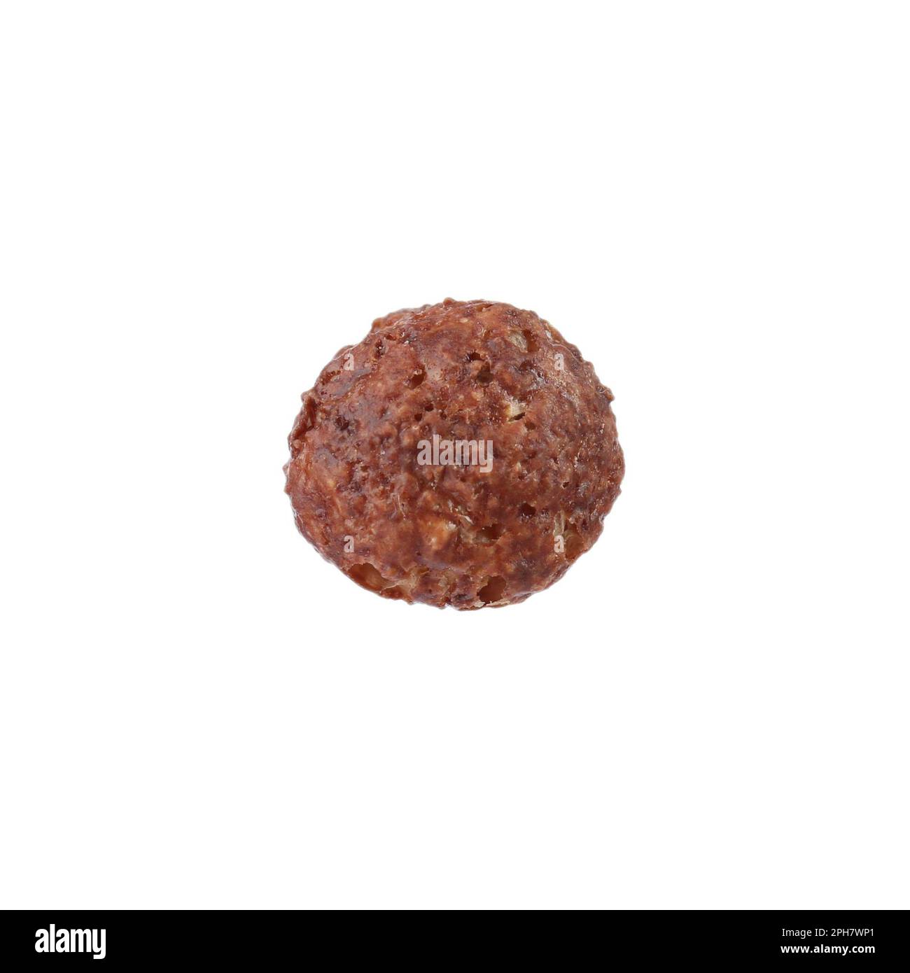 Sweet crispy chocolate corn ball isolated on white Stock Photo - Alamy