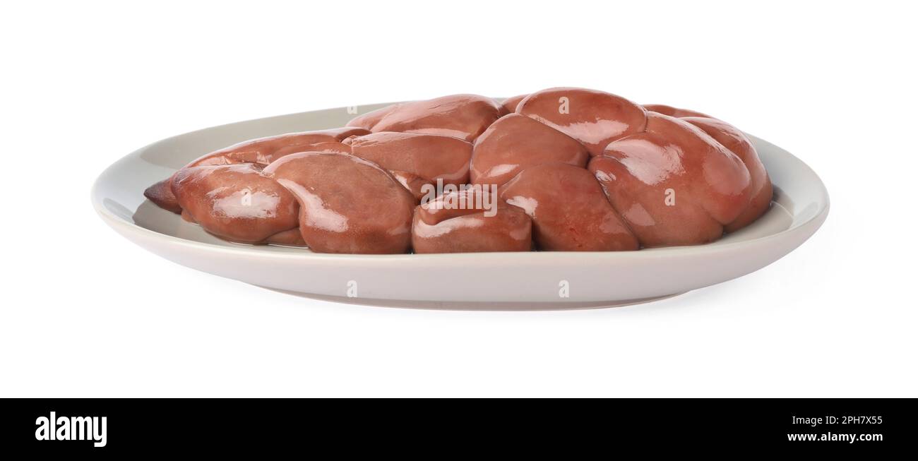 Fresh raw kidney meat isolated on white Stock Photo - Alamy