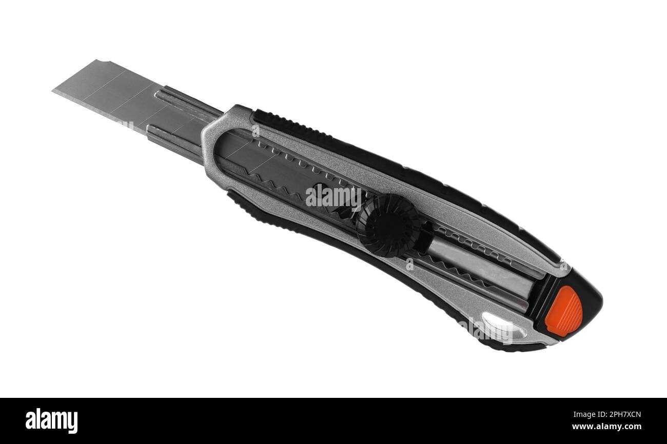 Grey steel knife on Cut Out Stock Images & Pictures - Alamy