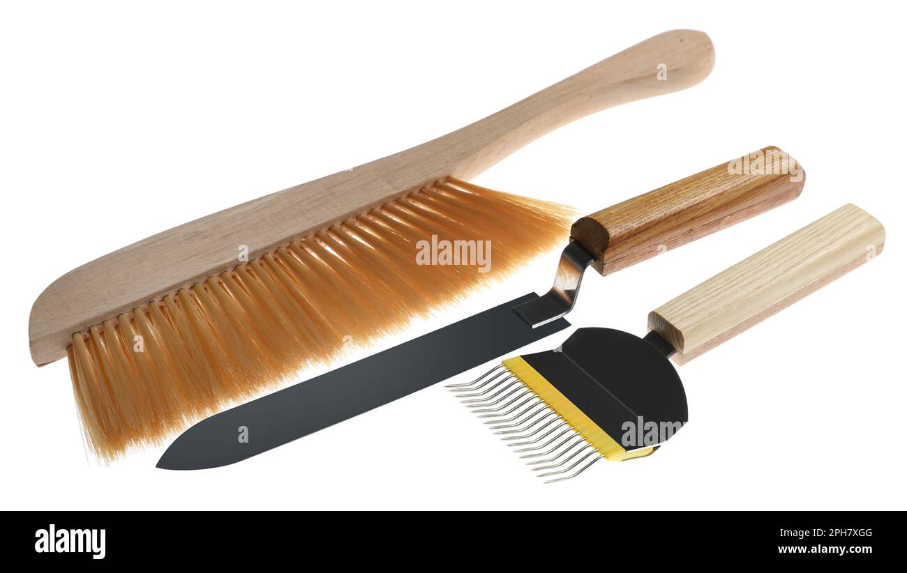 Beekeeping equipment set Cut Out Stock Images & Pictures - Alamy