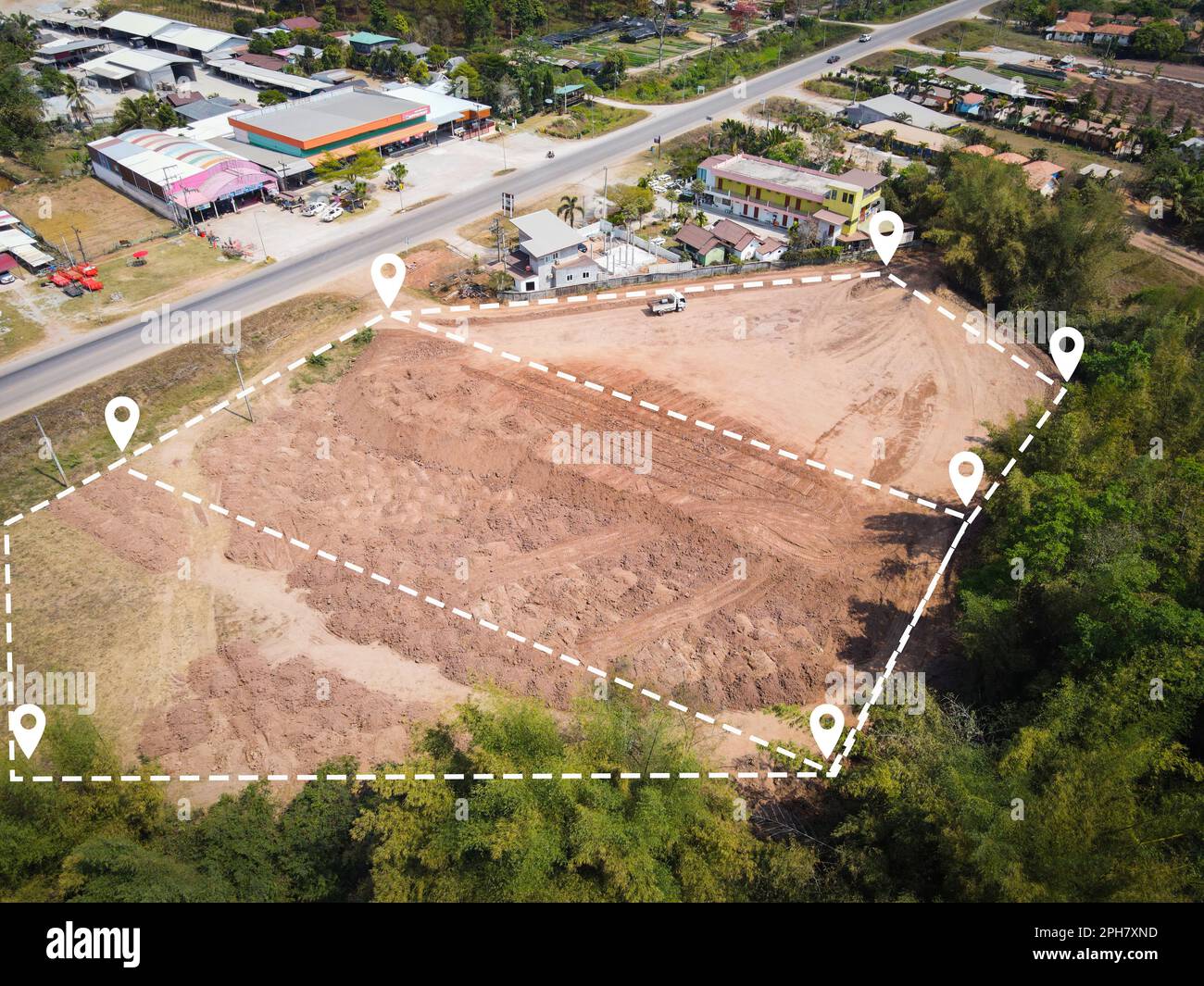 vacant land management land reclamation for land plot for building ...