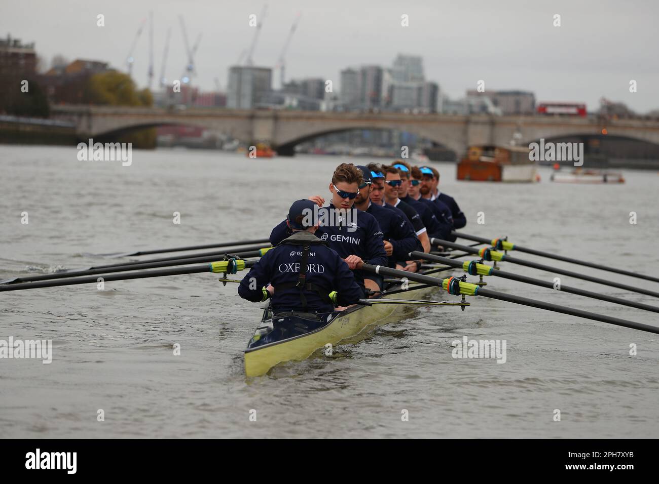 River Thames, London, UK. 26th Mar, 2023. University Boat Races, Oxford ...