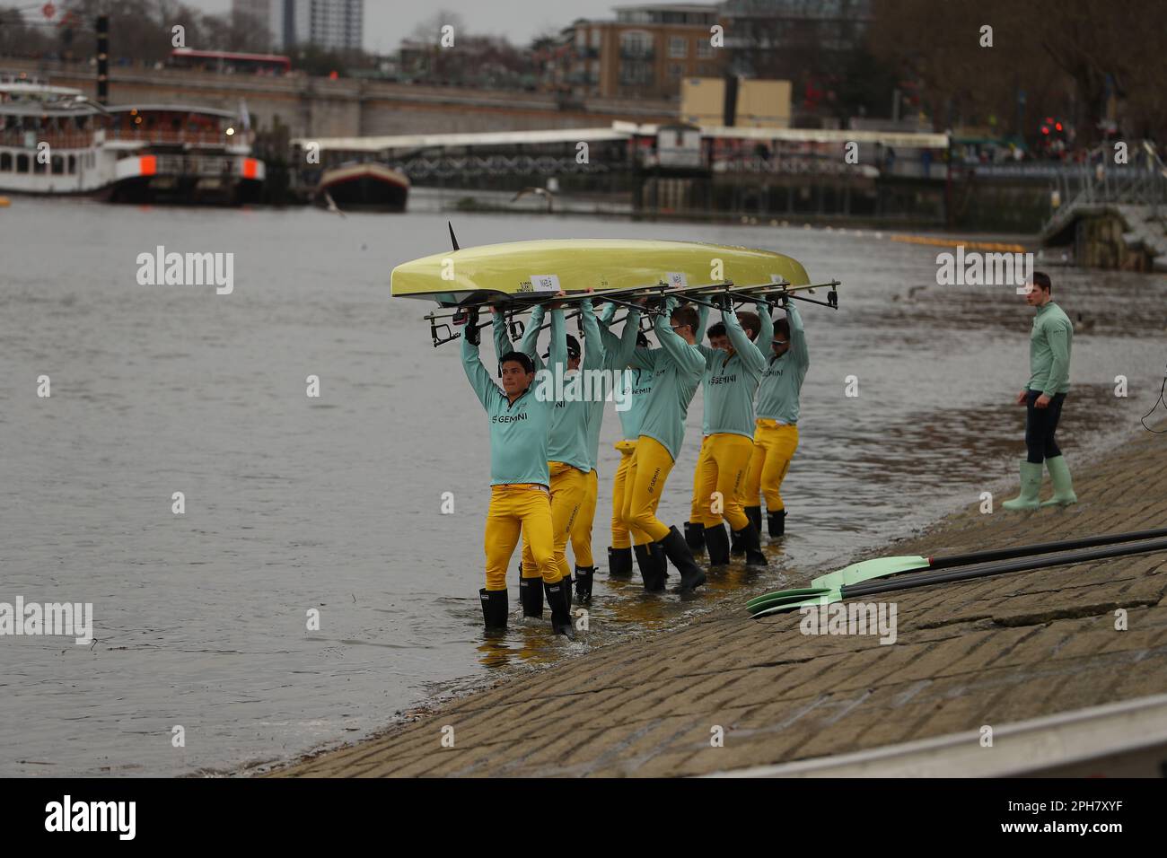River Thames, London, UK. 26th Mar, 2023. University Boat Races, Oxford ...