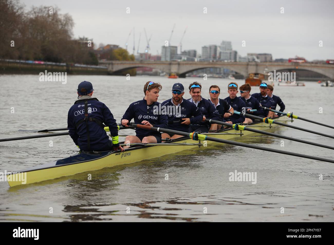 River Thames, London, UK. 26th Mar, 2023. University Boat Races, Oxford ...