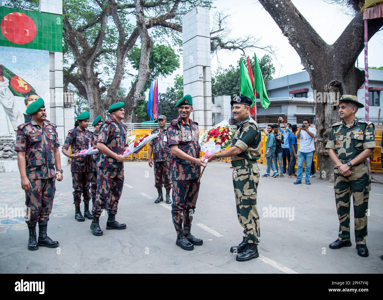 Bangaon, India. 26th Mar, 2023. Different moments of joint retreat ...