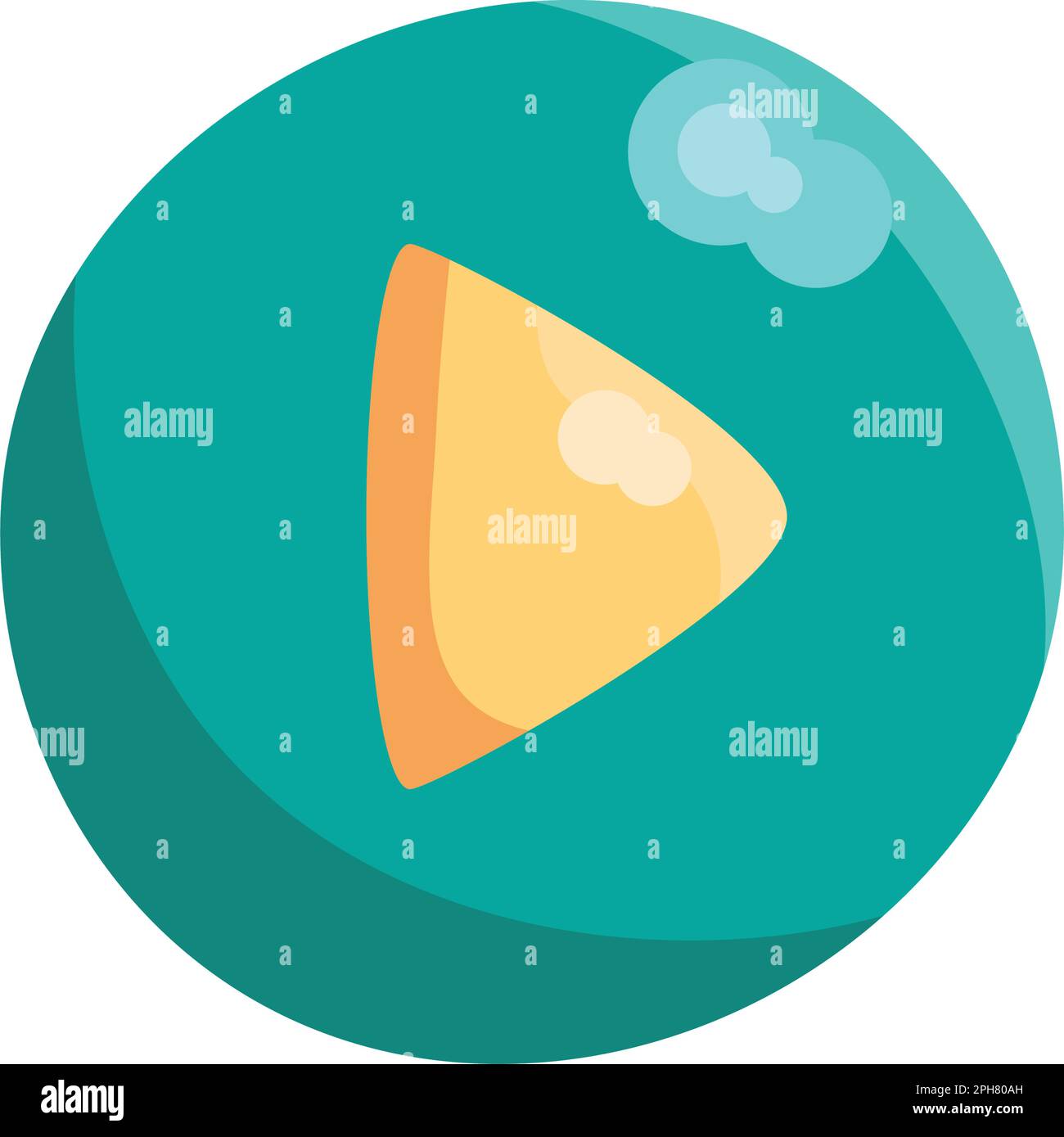 green play button technology icon Stock Vector Image & Art - Alamy