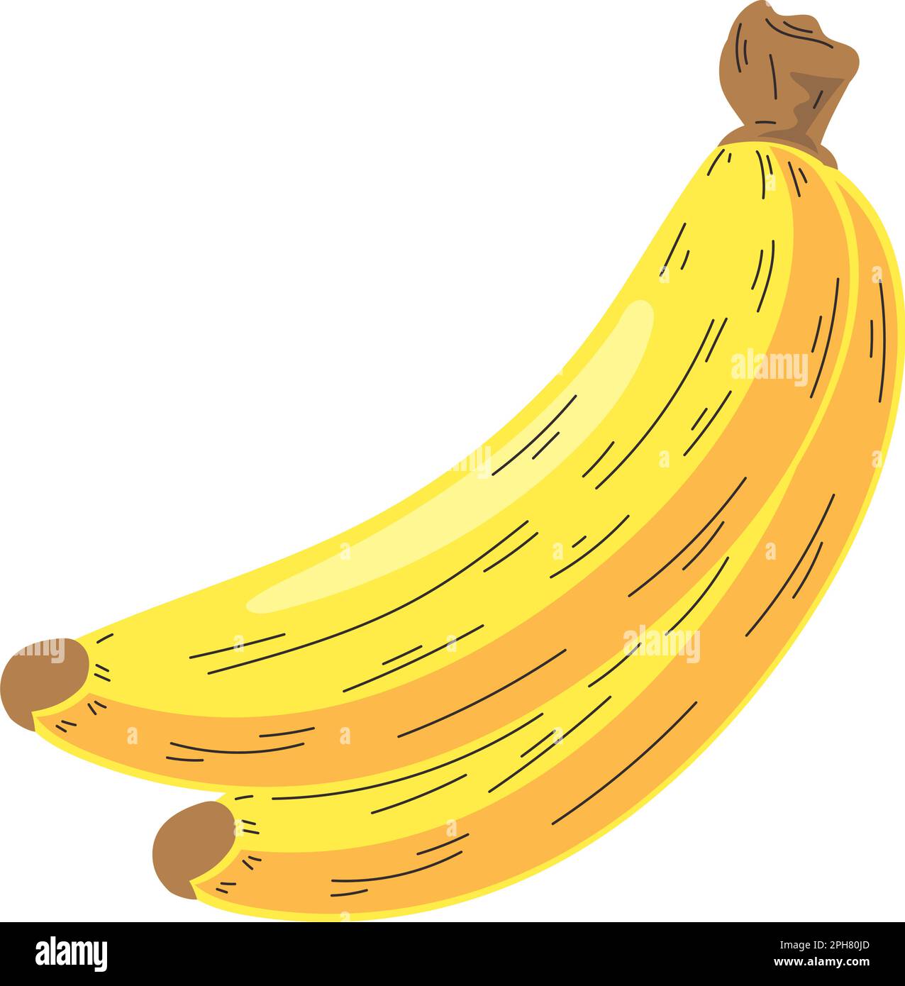 fresh bananas fruits healthy icon Stock Vector Image & Art - Alamy