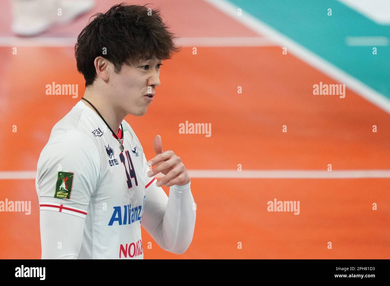 March 26, 2023, Perugia, Italy: Perugia, Italy, PalaBarton, March 26, 2023, ishikawa yuki (n.14 ...