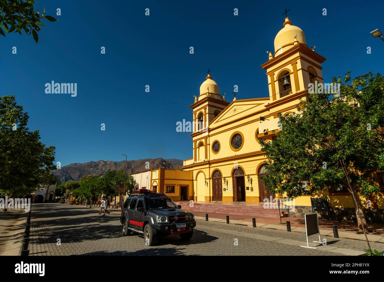 Cathedral Nuestra Senhora del Rosario de Cafayate, Cafayate town, a ...