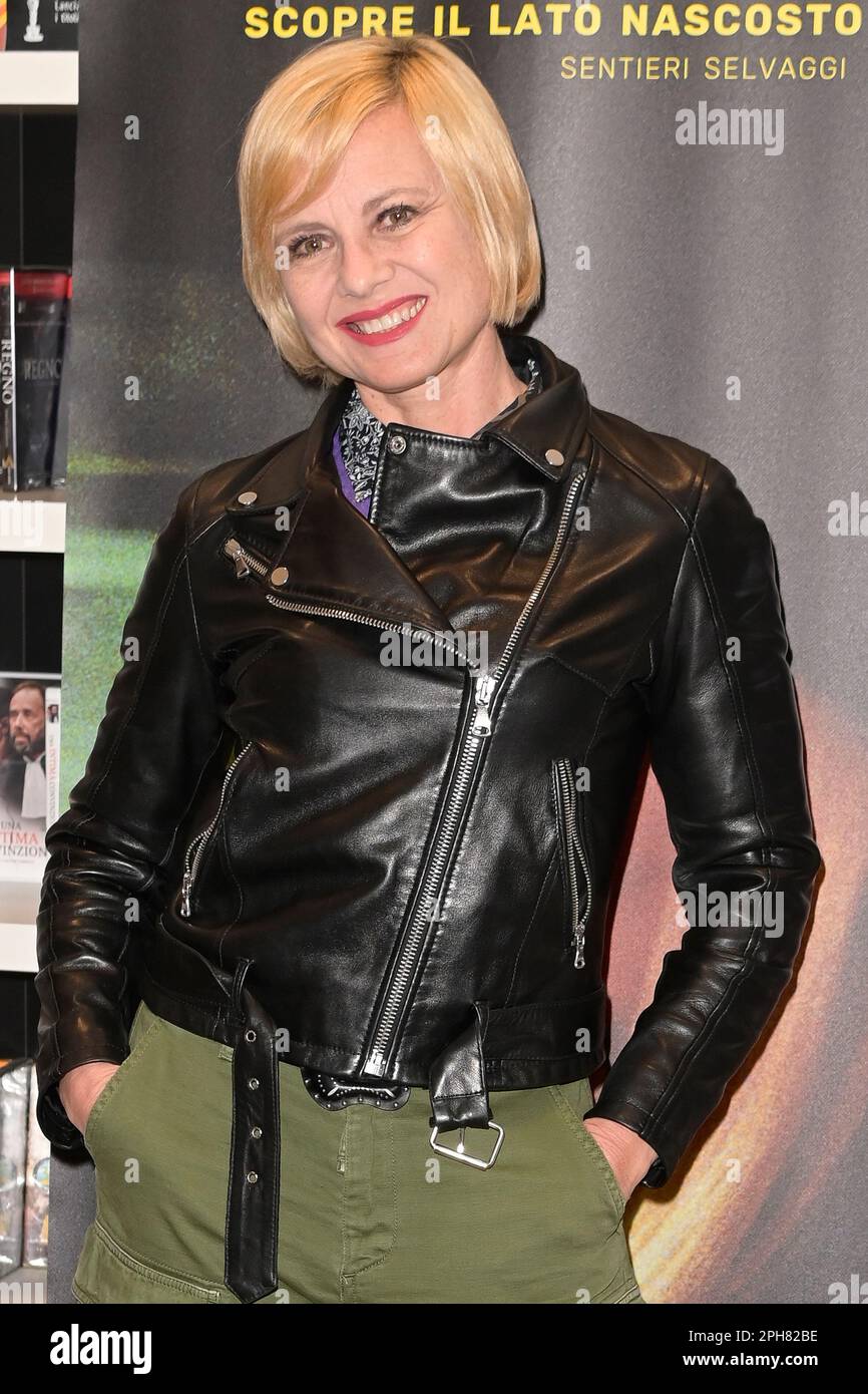 Rome, Italy. 26th Mar, 2023. Antonella Elia attends the premiere of the ...