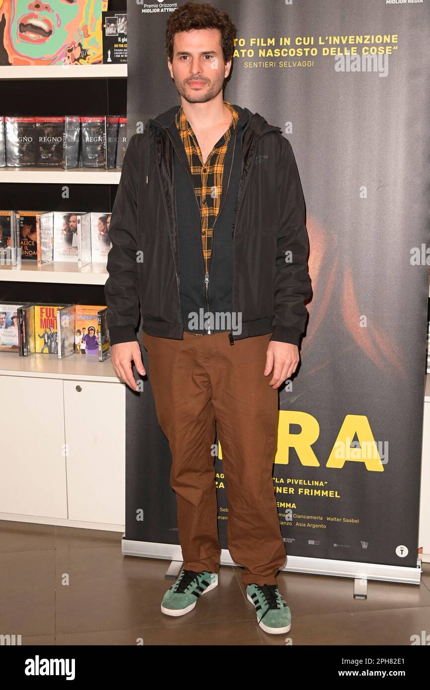 Rome, Italy. 26th Mar, 2023. Brenno Placido attends the premiere of the ...