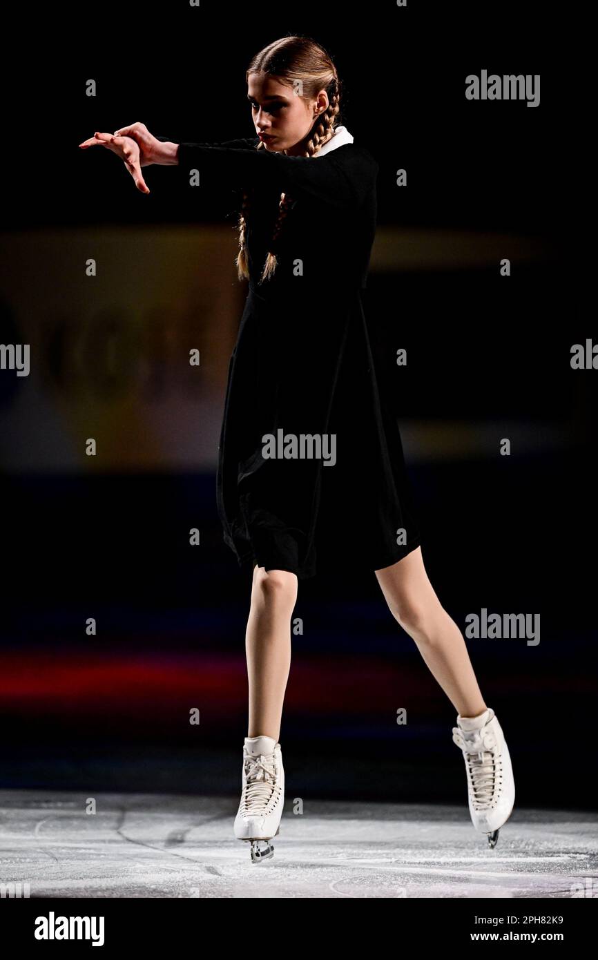 Kimmy REPOND (SUI), during the Exhibition Gala, at the ISU World Figure ...