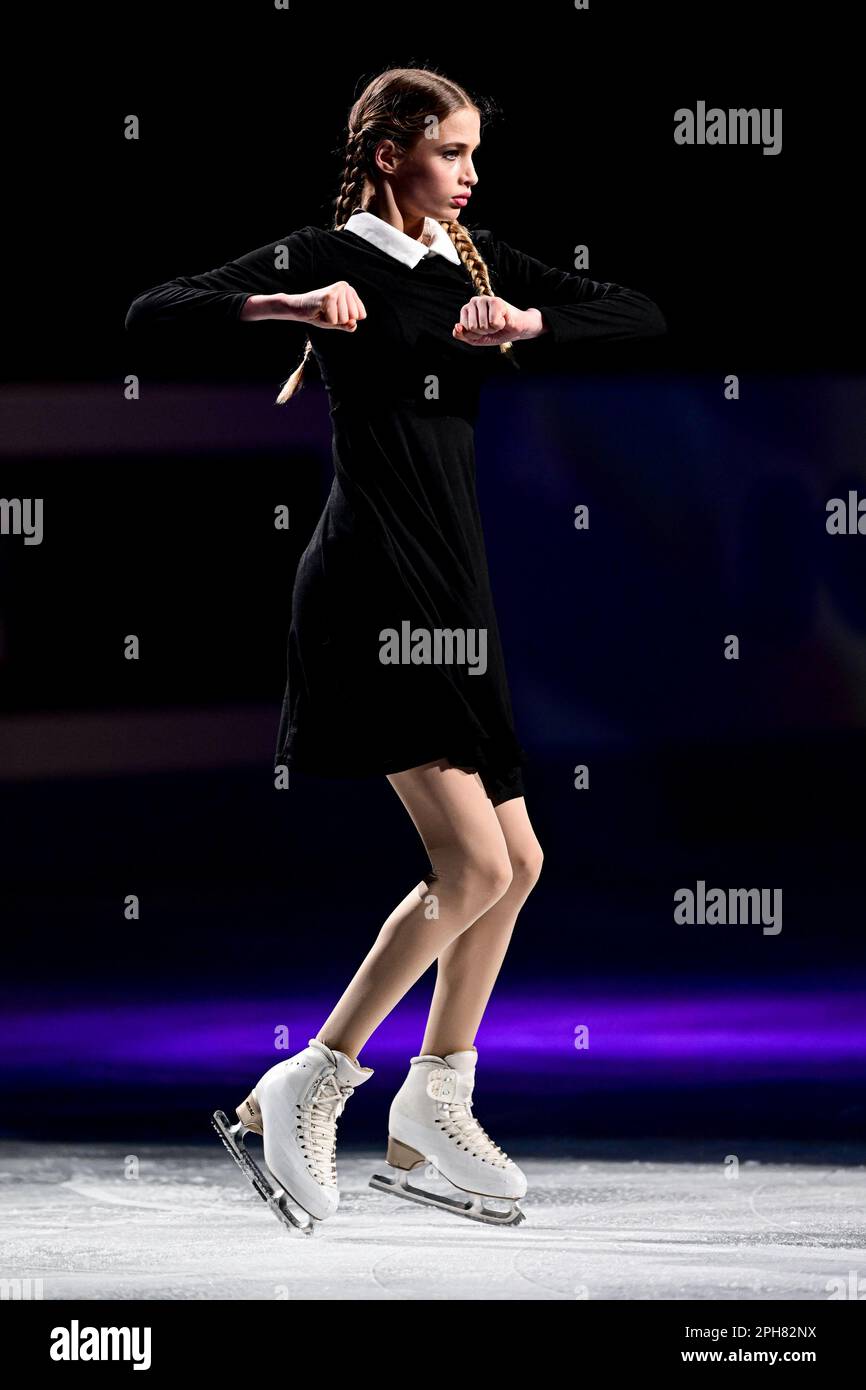 Kimmy REPOND (SUI), during the Exhibition Gala, at the ISU World Figure ...