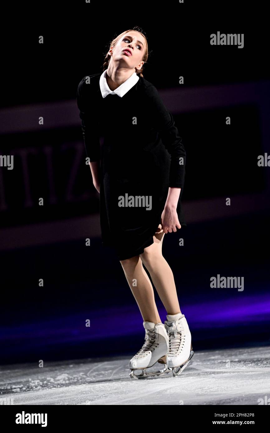 Kimmy REPOND (SUI), during the Exhibition Gala, at the ISU World Figure ...