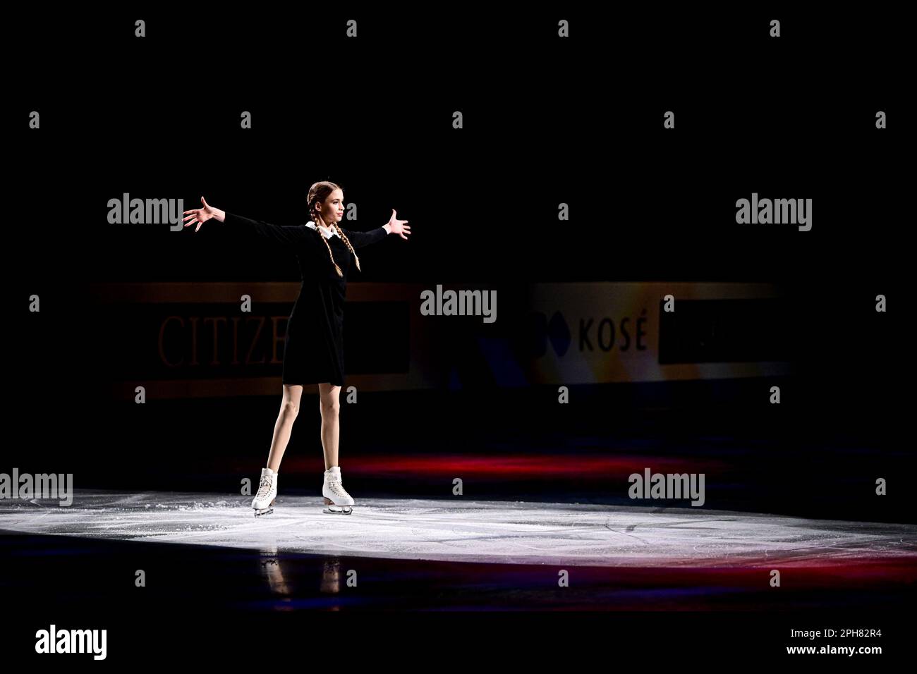 Kimmy REPOND (SUI), during the Exhibition Gala, at the ISU World Figure ...