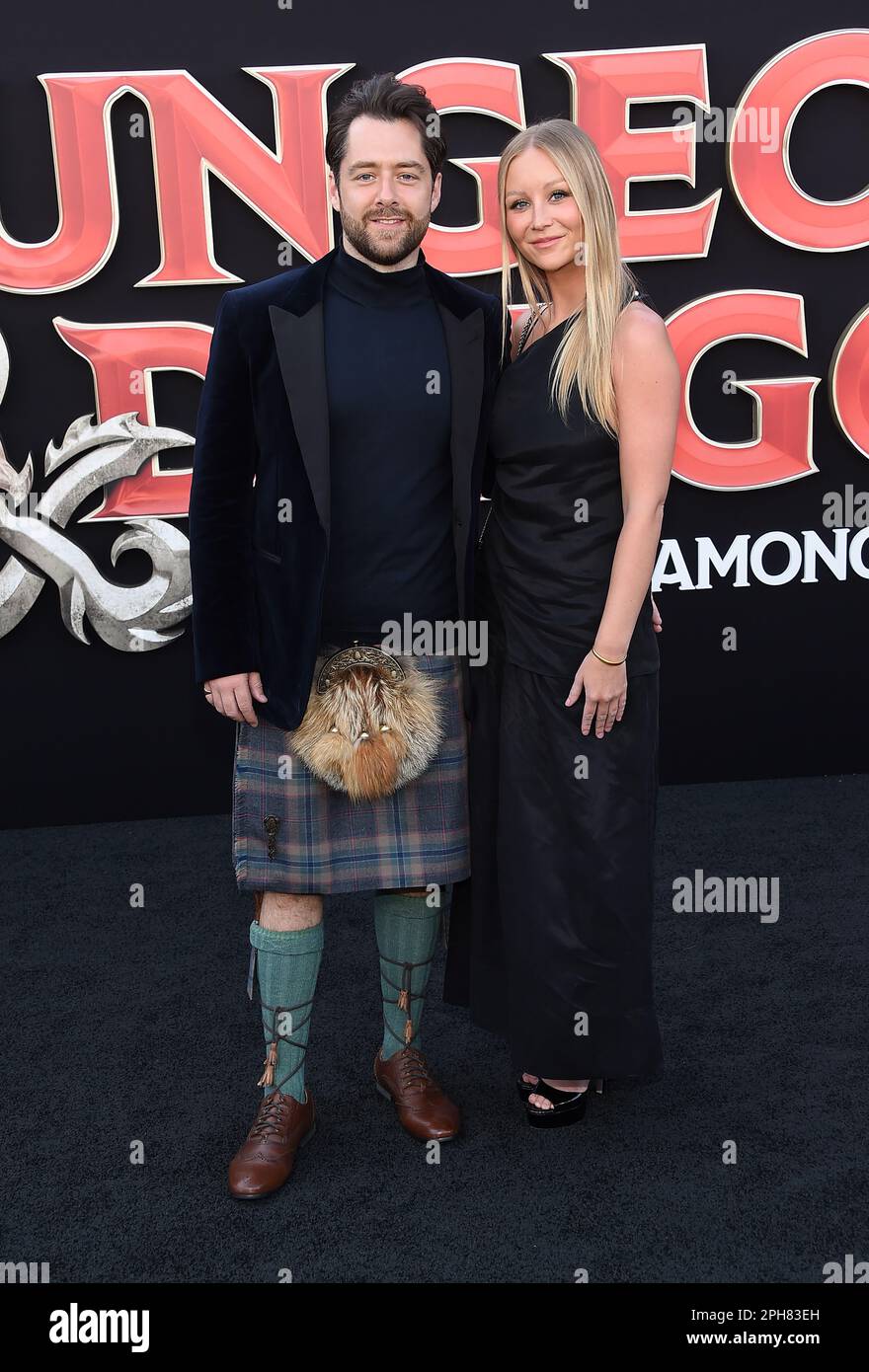 Westwood, USA. 26th Mar, 2023. Richard Rankin and Sammie Russell ...
