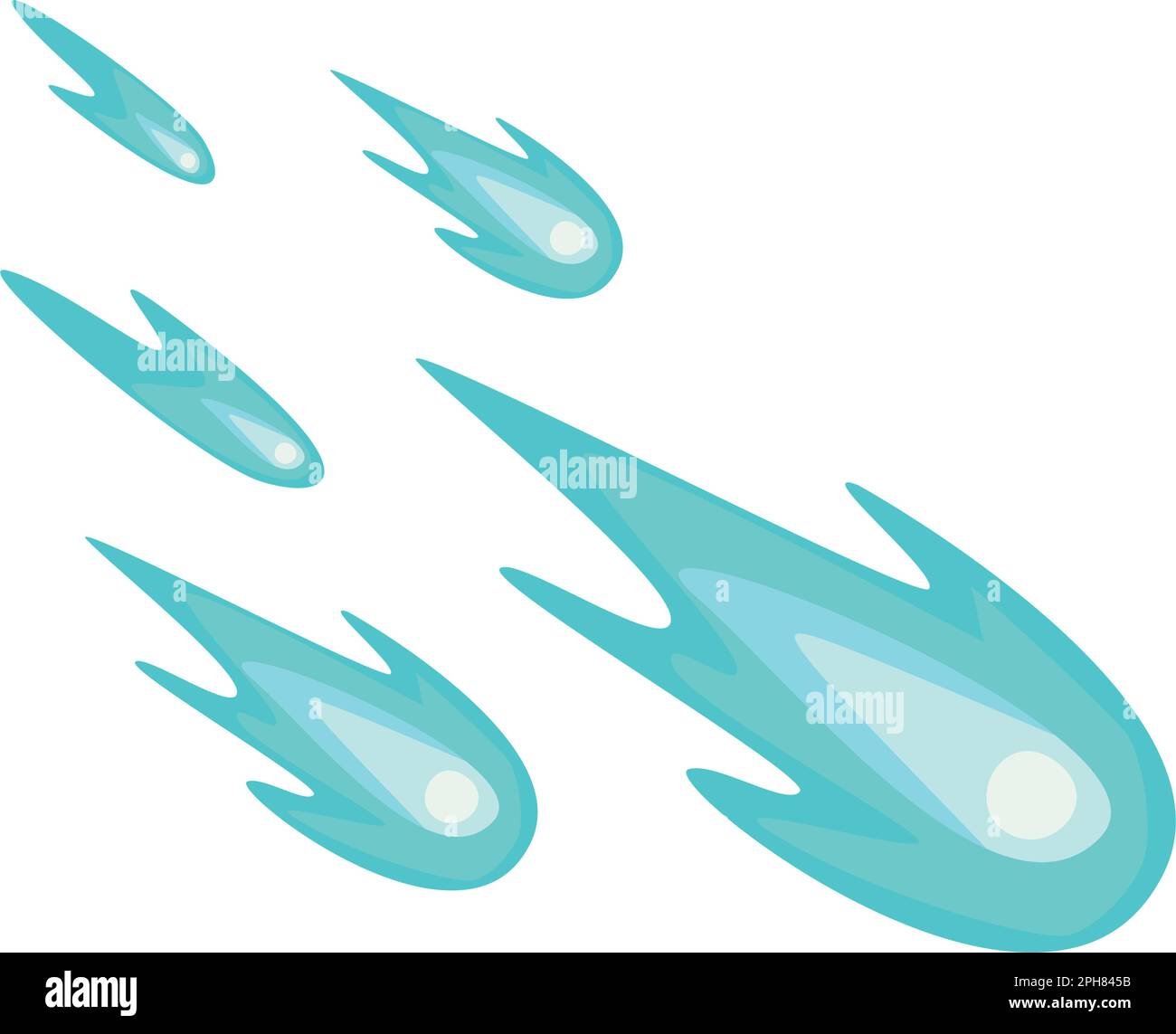Falling meteors Stock Vector Images - Alamy