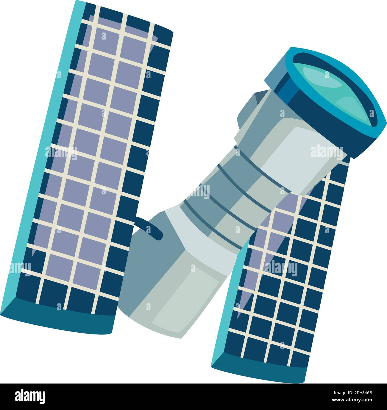 flat satelite illustration Stock Vector Image & Art - Alamy