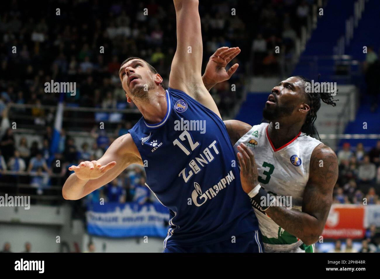 Saint Petersburg, Russia. 26th Mar, 2023. Artem Klimenko (No.12) of ...