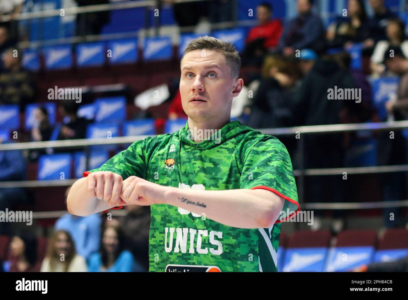 Saint Petersburg, Russia. 26th Mar, 2023. Mikhail Kulagin (No.30) of ...