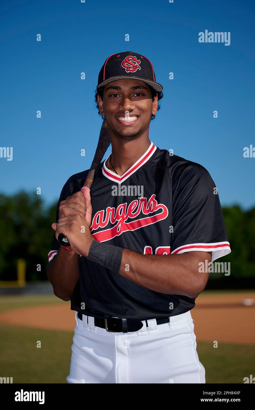 Strawberry Crest Chargers Arjun Nimmala (18) poses for a photo before a ...
