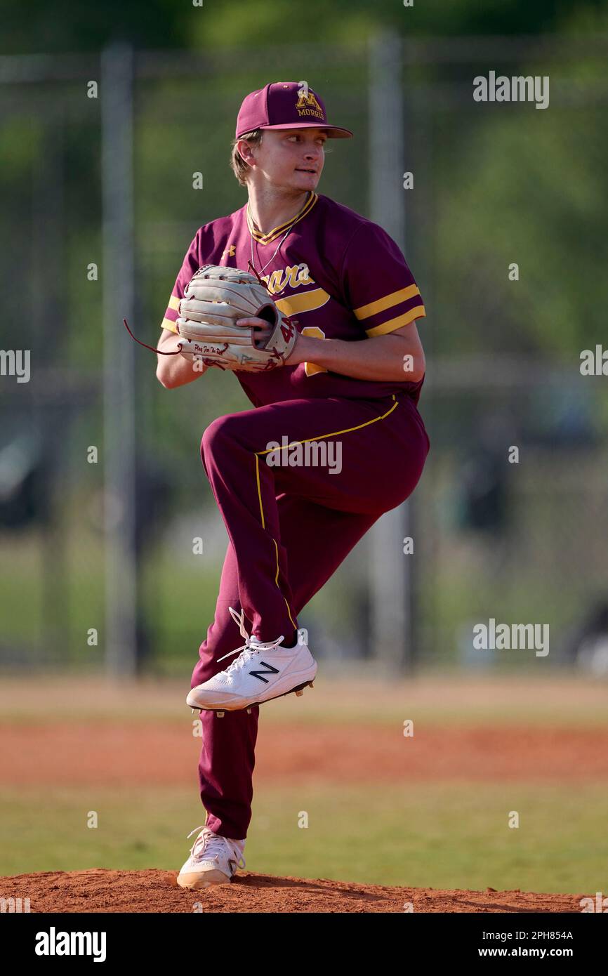 Minnesota Morris Cougars pitcher Brian Vanyo (2) during an NCAA ...