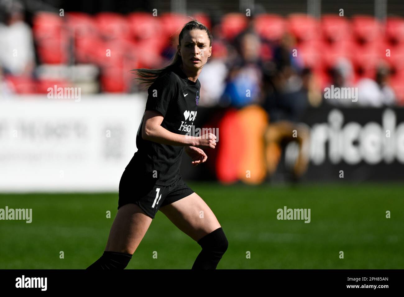 Washington Spirit defender Gabrielle Carle in action during the first ...