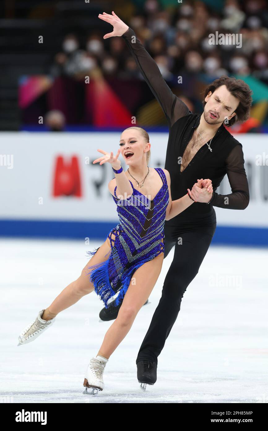 Saitama, Japan. 24th Mar, 2023. Maria Kazakova & Georgy Reviya (GEO ...