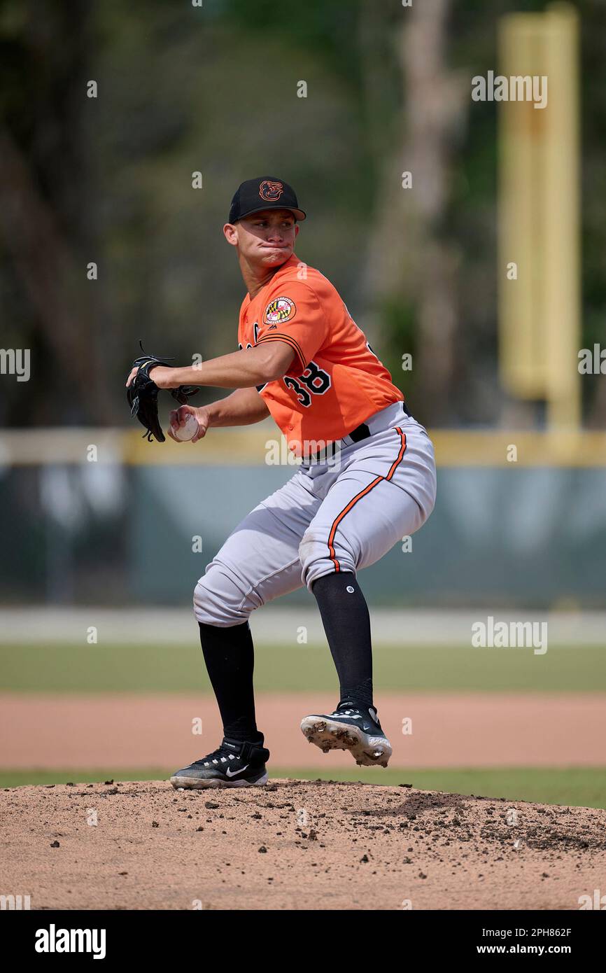 Baltimore Orioles pitcher Juan Nunez (38) during practice on March 18 ...