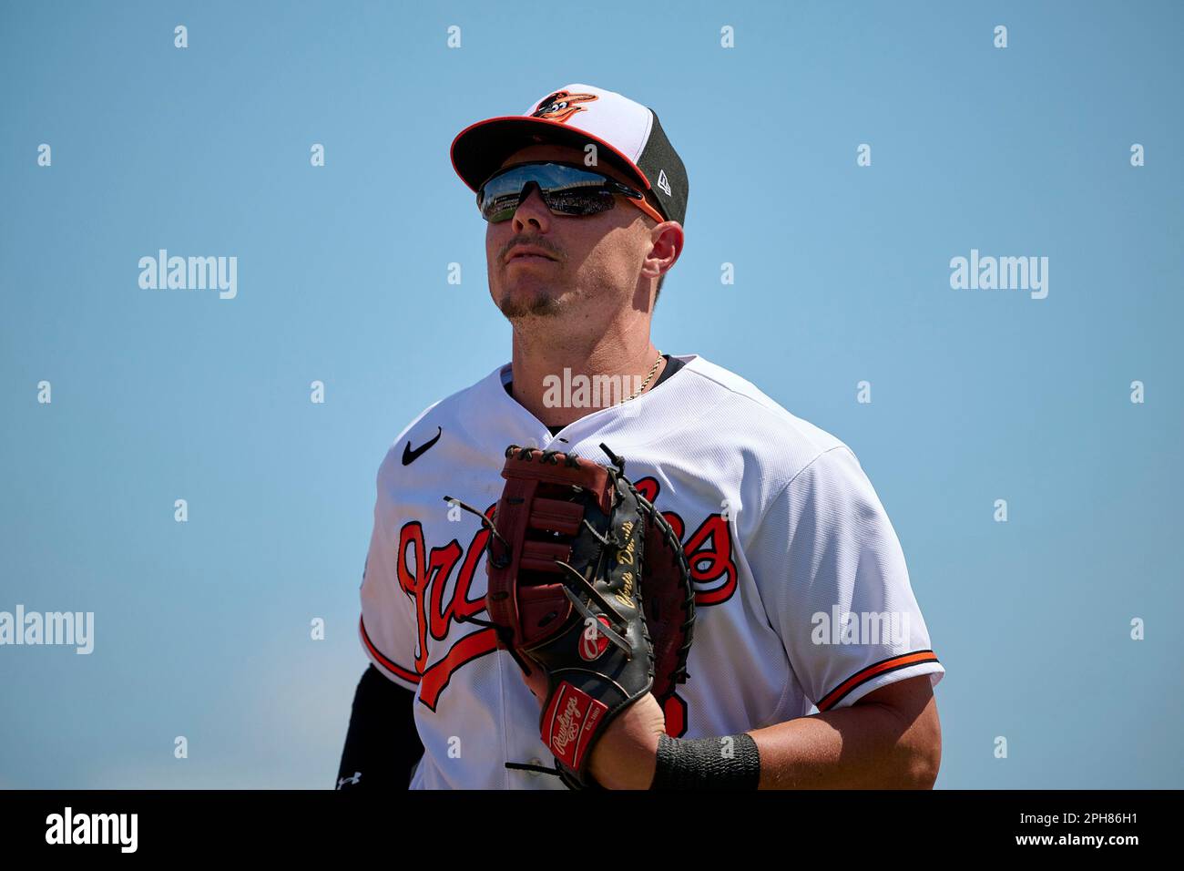 Baltimore Orioles first baseman Ryan Mountcastle (6) during a spring ...