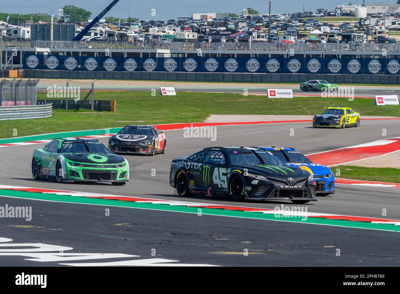 Austin, TX, USA. 26th Mar, 2023. TYLER REDDICK (45) brings his car ...