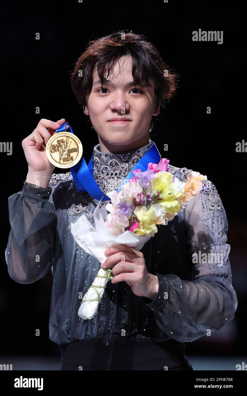 Saitama, Japan. 25th Mar, 2023. Shoma Uno (JPN) Figure Skating : ISU World Figure Skating ...