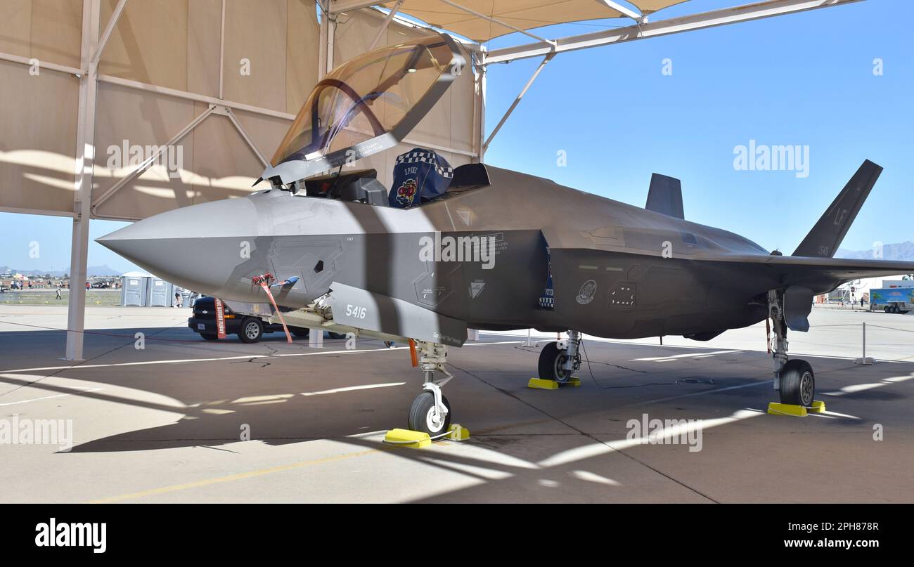 Tucson, AZ, USA - March 25, 2023: A U.S. Air Force F-35 Joint Strike ...
