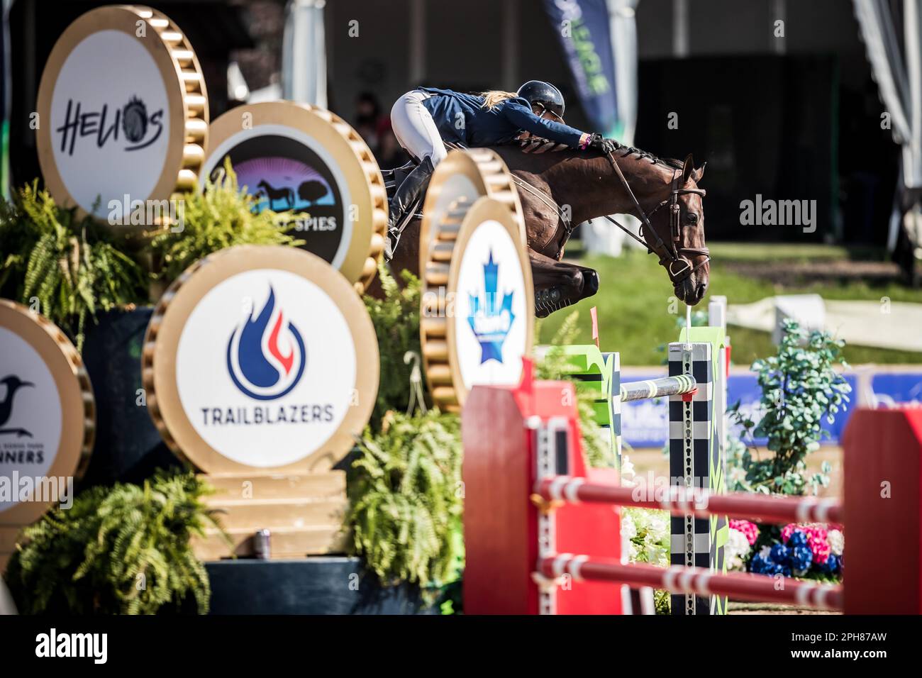 Kristen VanderVeen from the USA competes during the 2022 Major League ...