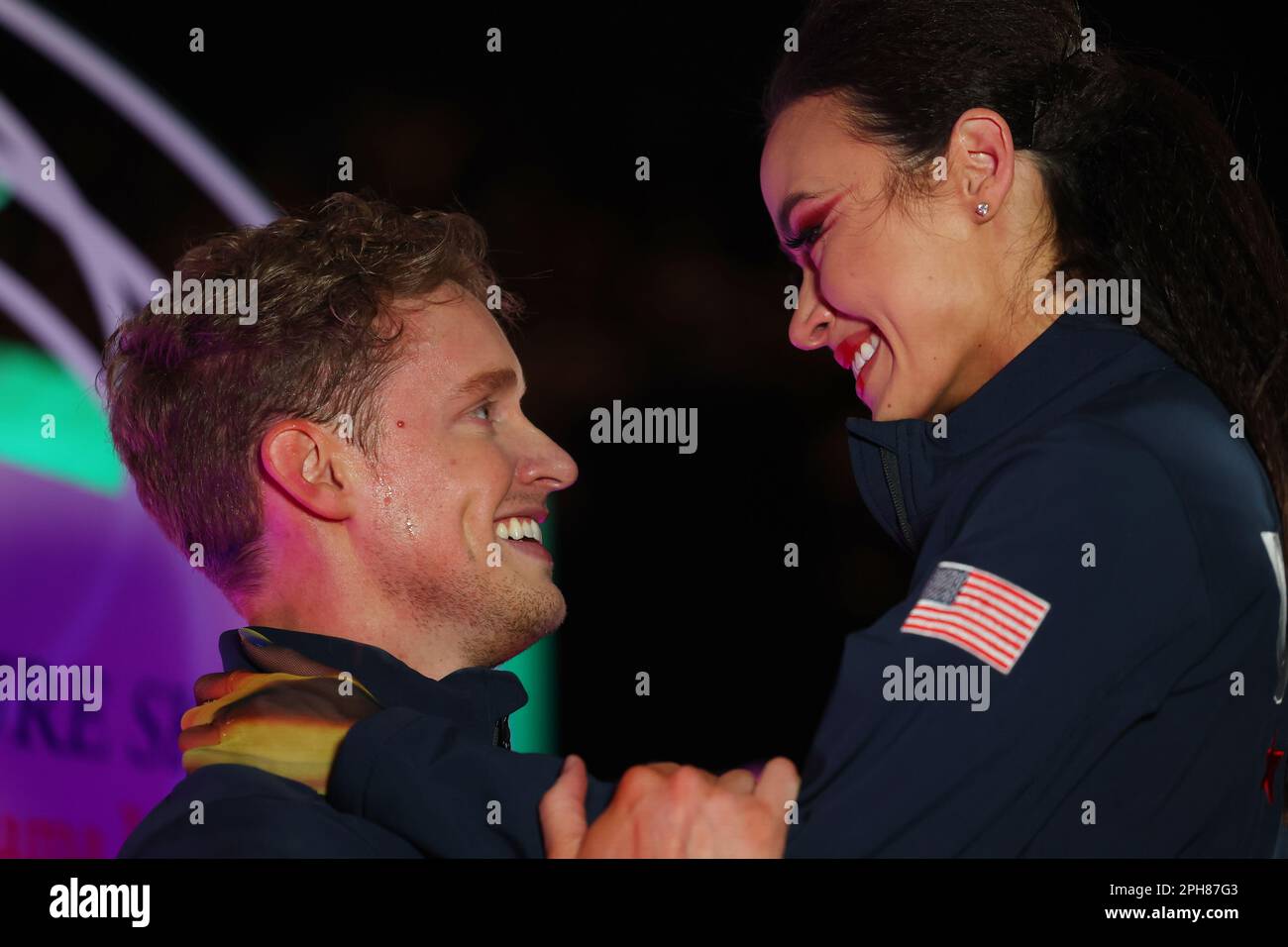 Saitama, Japan. 25th Mar, 2023. Madison Chock & Evan Bates (USA) Figure ...