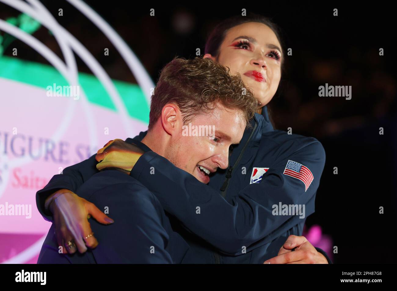 Saitama, Japan. 25th Mar, 2023. Madison Chock & Evan Bates (USA) Figure ...
