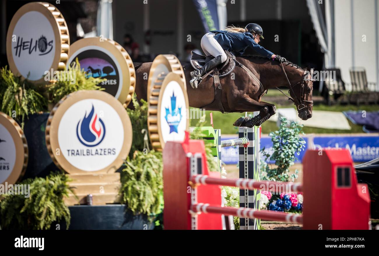 Kristen VanderVeen from the USA competes during the 2022 Major League ...