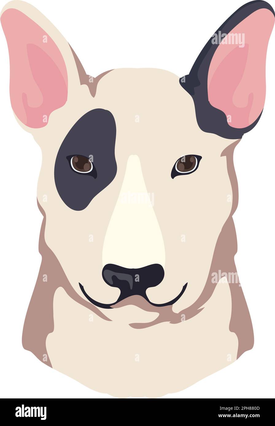 bull terrier design Stock Vector Image & Art - Alamy
