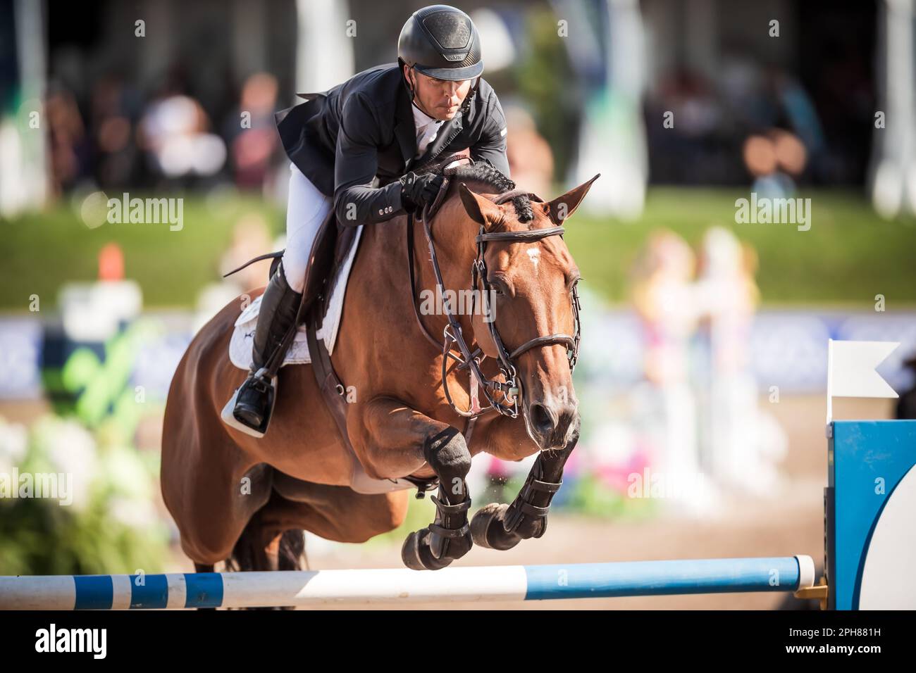 Kent Farrington from the USA competes during the 2022 Major League Show ...