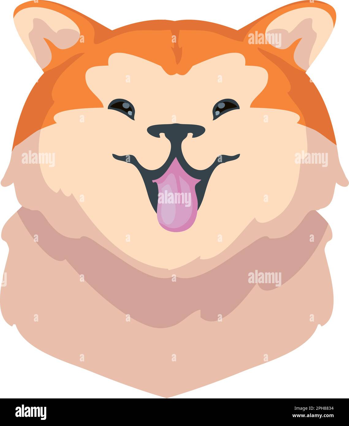 shiba inu face Stock Vector Image & Art - Alamy