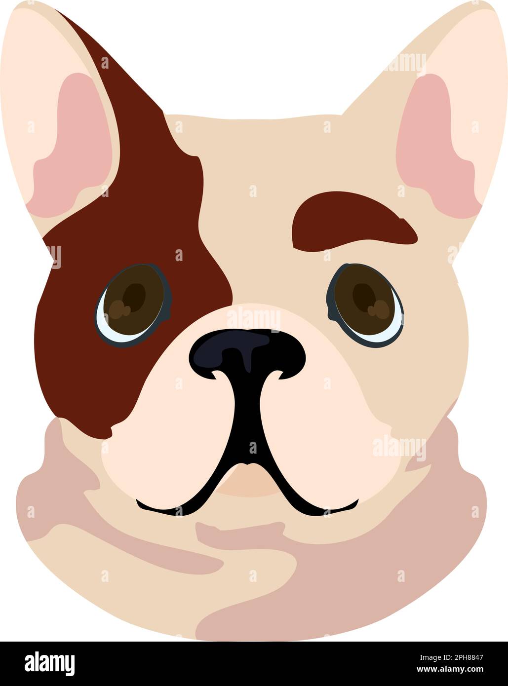 dog face illustration Stock Vector Image & Art - Alamy