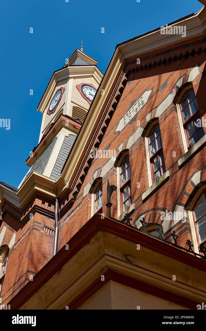 Old courthouse building and clock tower, Salisbury, Maryland USA Stock ...