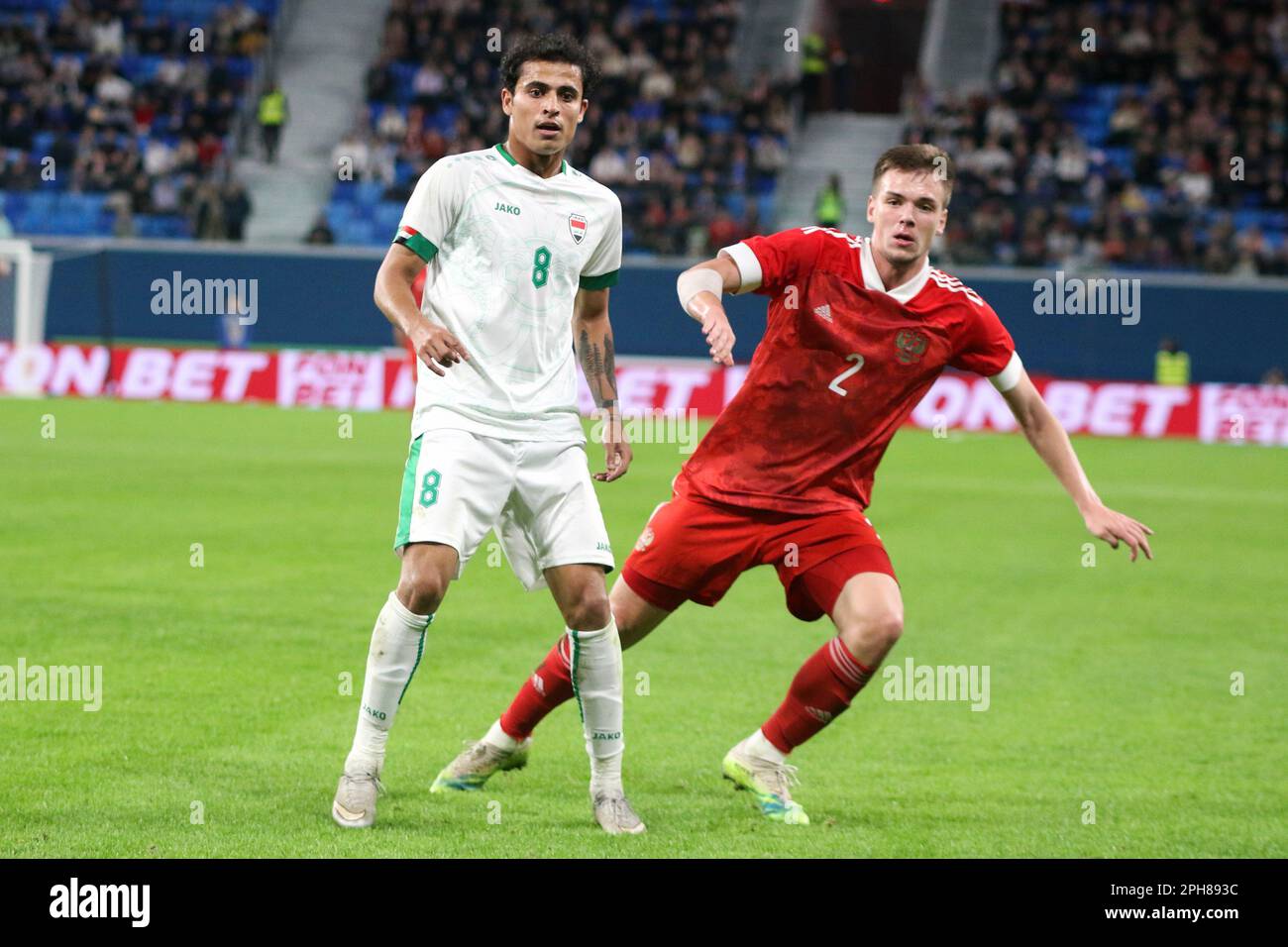 Saint Petersburg, Russia. 26th Mar, 2023. Aleksandr Silyanov (No.2) a ...
