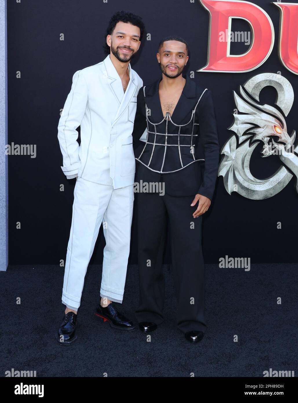 Westwood, USA. 26th Mar, 2023. Justice Smith, Nicholas Ashe arrives at ...